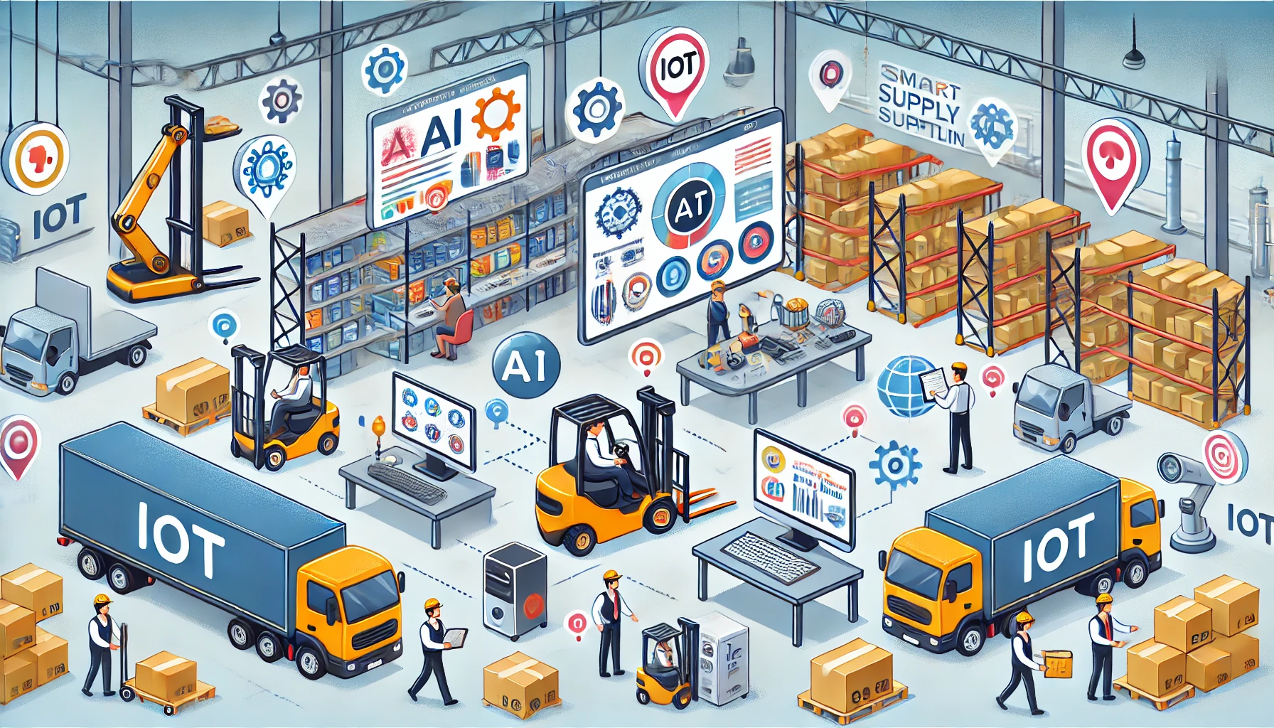 Integrating AI and IoT for Smarter Supply Chains in Manufacturing and ...